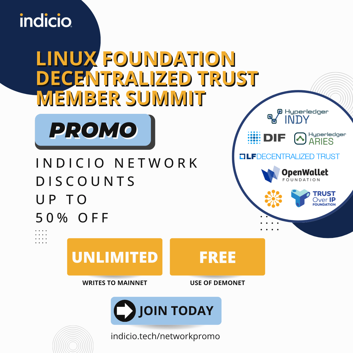 Special Indicio Network promotion celebrating the open-source community - Indicio